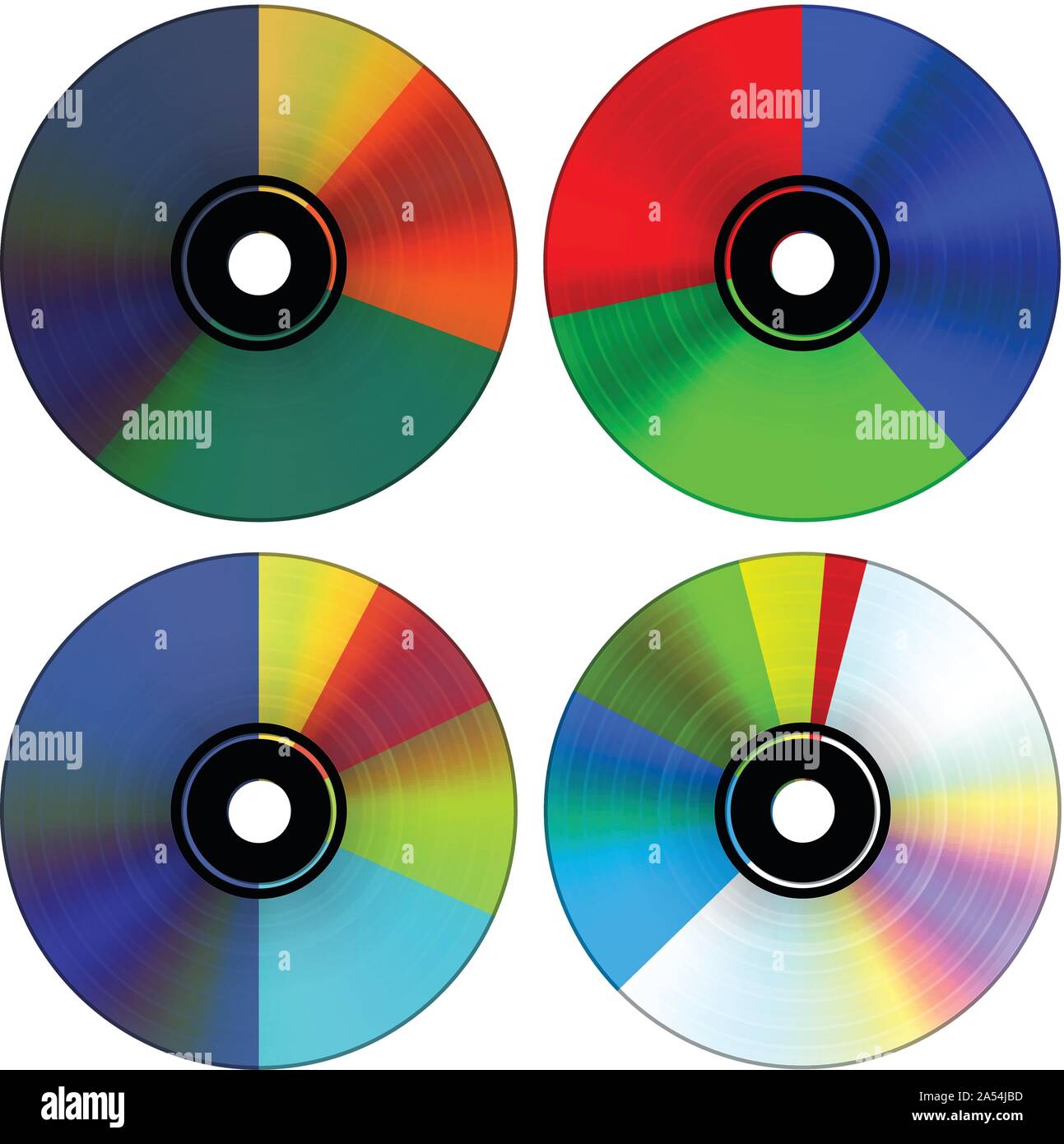CD pie diagram Stock Vector Image & Art - Alamy