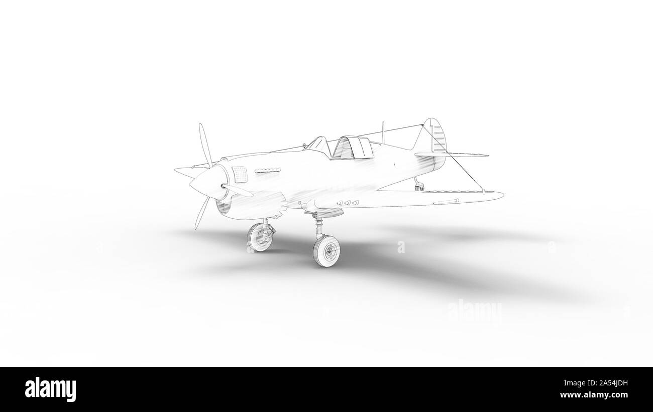 Curtiss p40 warhawk Cut Out Stock Images & Pictures - Alamy