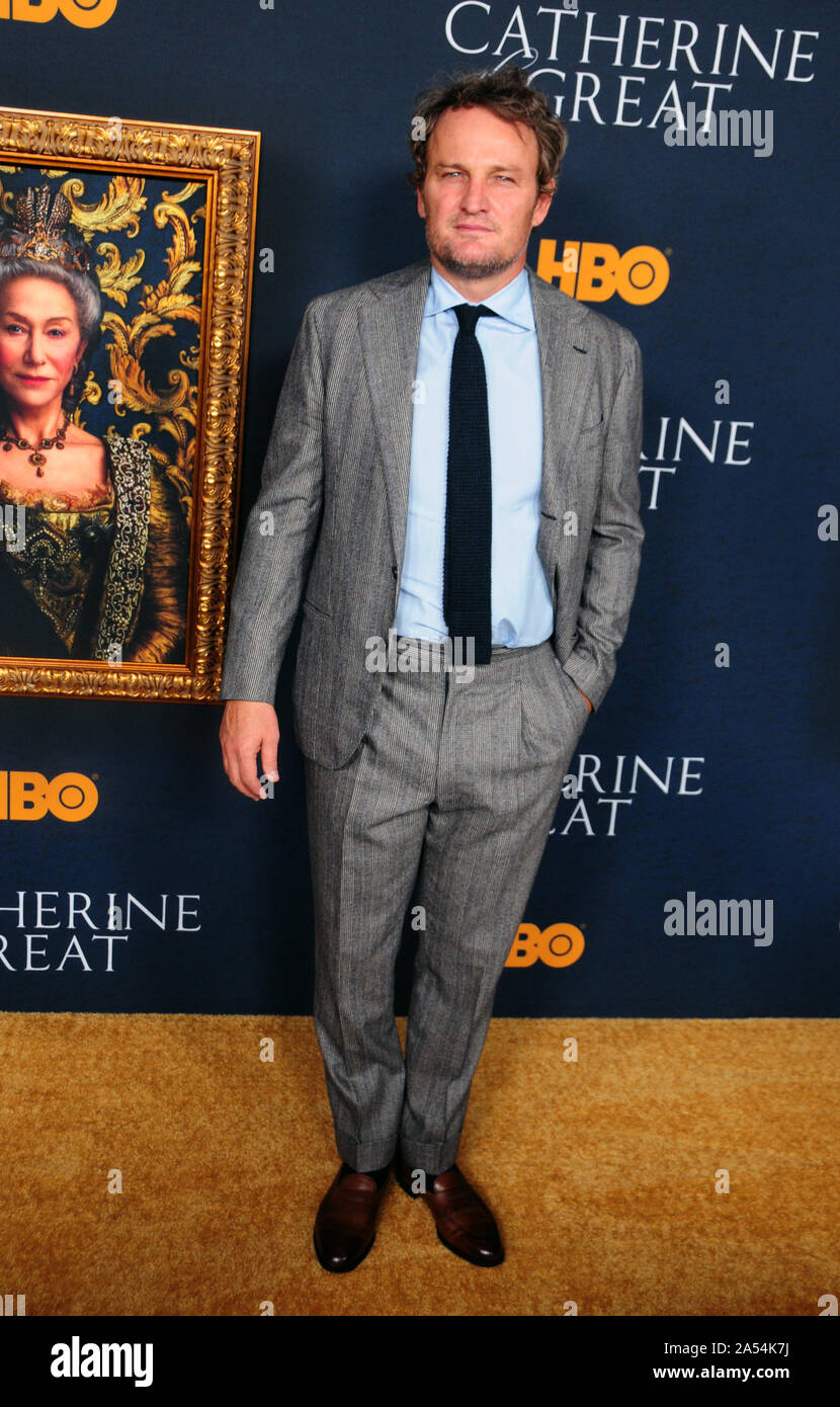 Los Angeles, California, USA 17th October 2019 Actor Jason Clarke ...