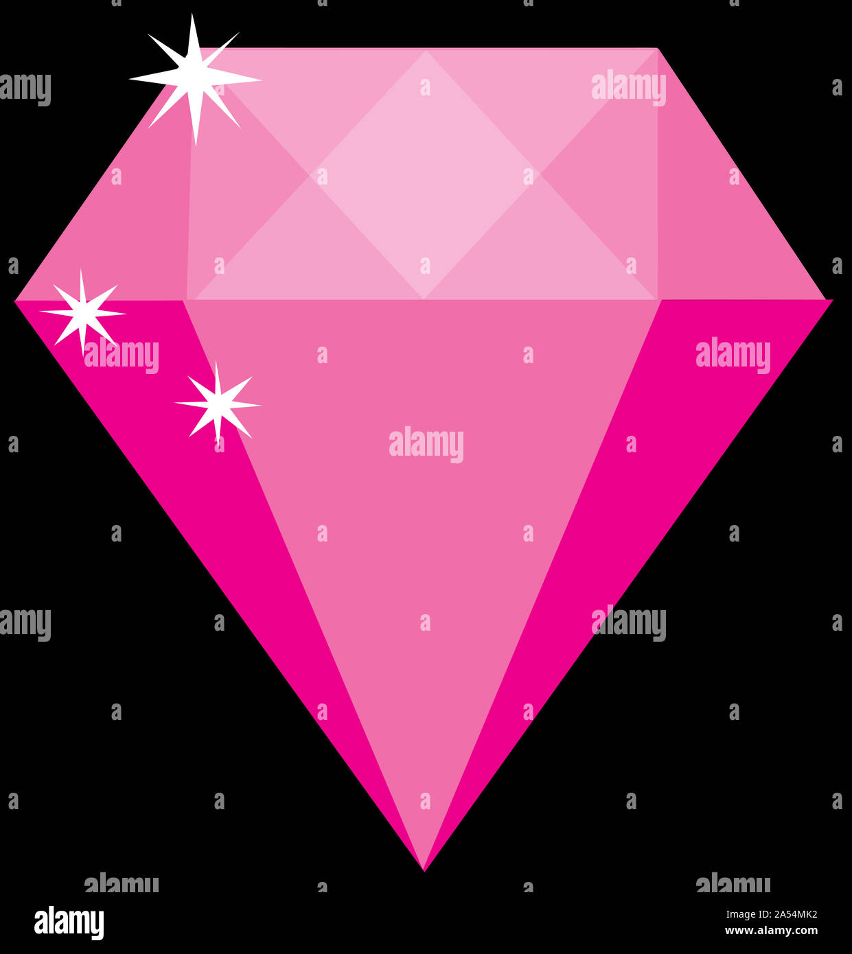 pink gem love bright luxury romance illustration Stock Photo - Alamy