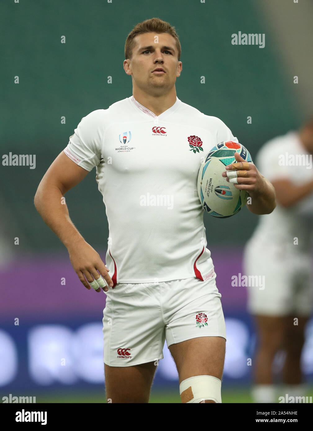 Henry Slade during England's Captains Run at Oita Stadium Stock Photo ...