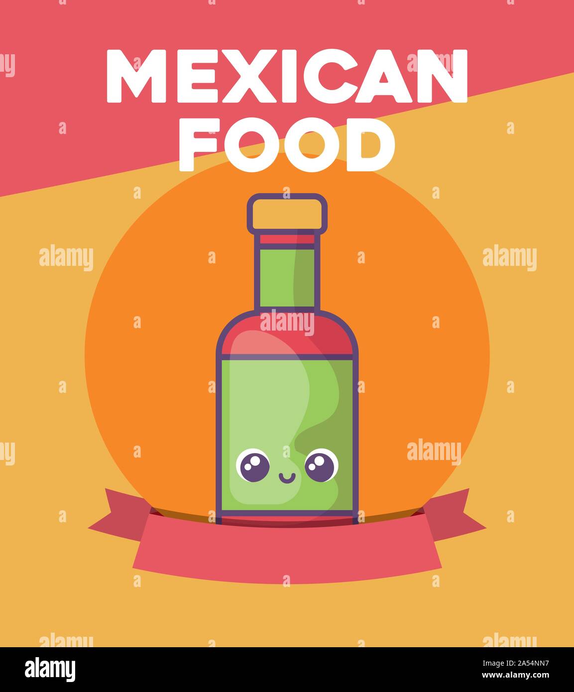 card with Mexican food label vector illustration design Stock Vector ...