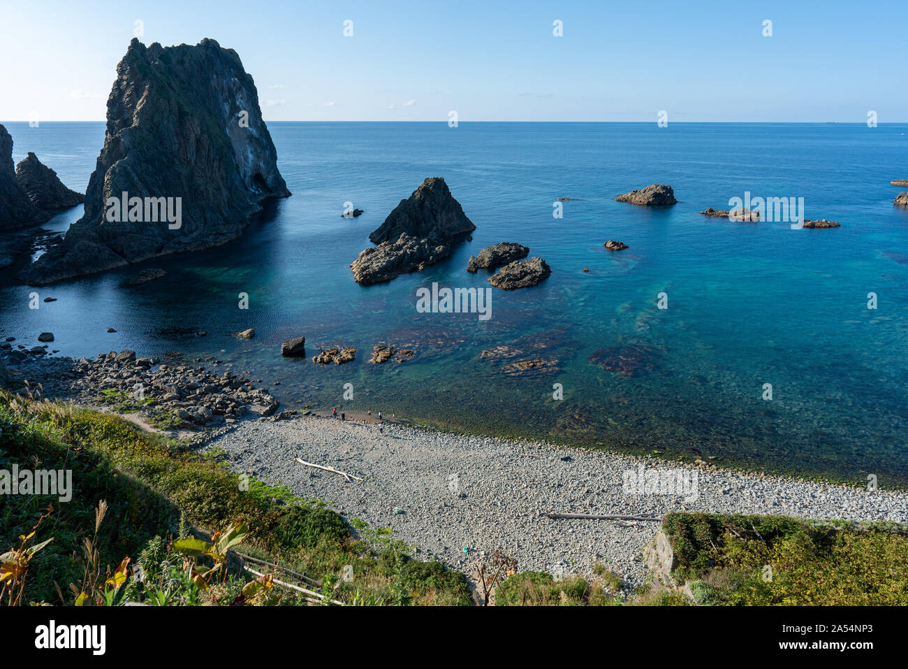 Shakotan hokkaido japan peninsula shimamui coast hi-res stock ...