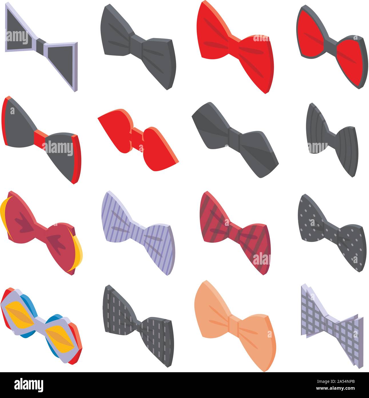 3d black white hang bow hi-res stock photography and images - Alamy