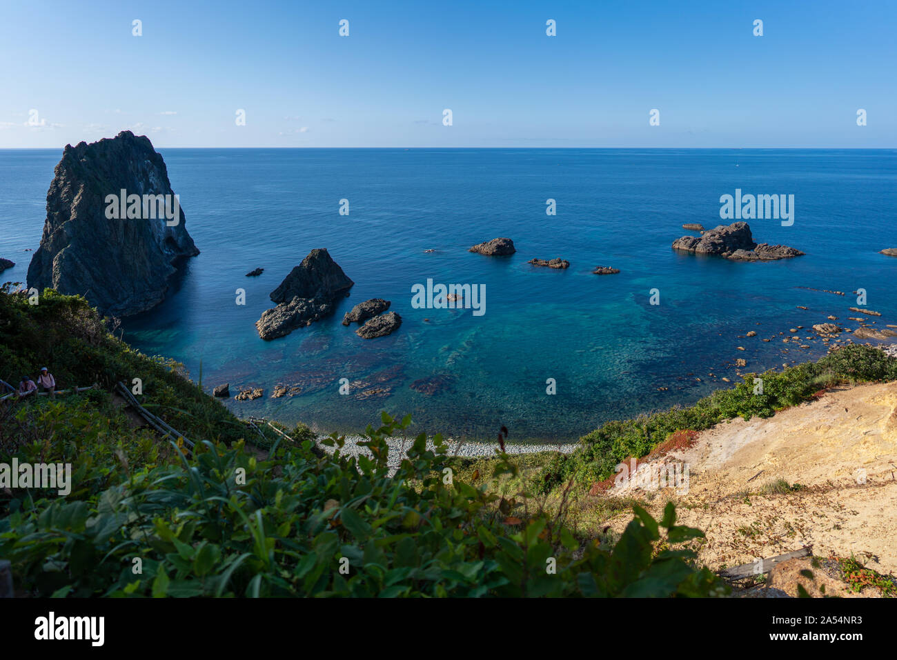 Shakotan hokkaido japan peninsula shimamui coast hi-res stock ...