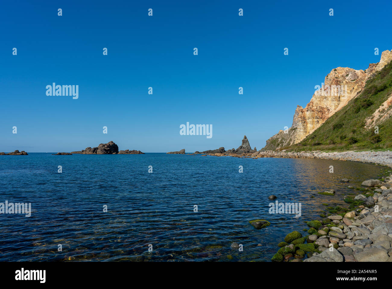 Shakotan hokkaido japan peninsula shimamui coast hi-res stock ...