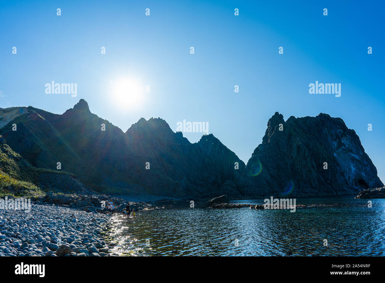 Shakotan hokkaido japan peninsula shimamui coast hi-res stock ...