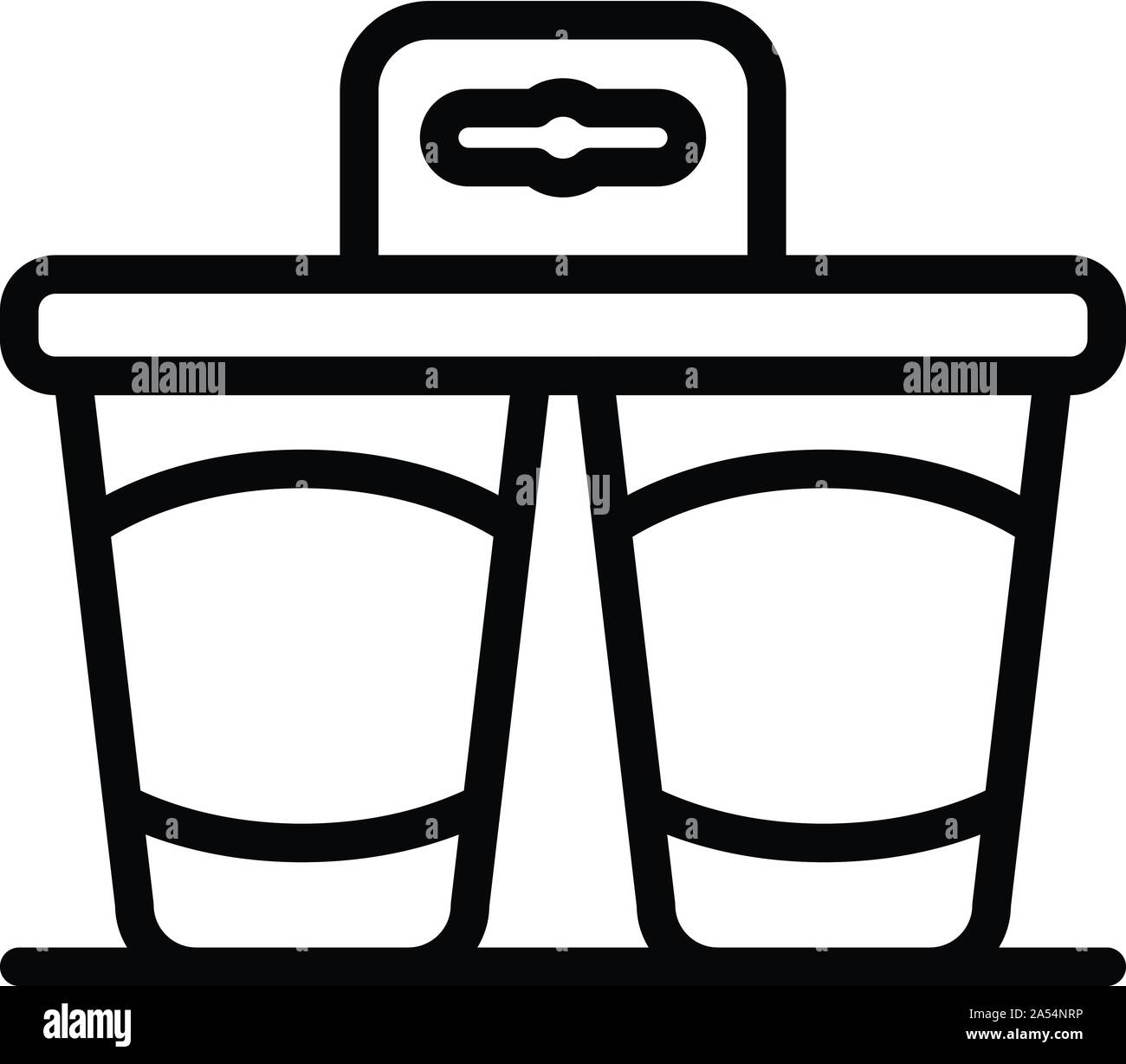 Plastic yogurt pack icon, outline style Stock Vector Image & Art - Alamy