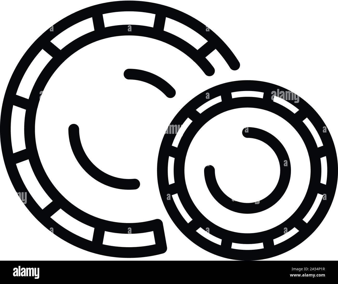 Plastic plates icon, outline style Stock Vector Image & Art - Alamy