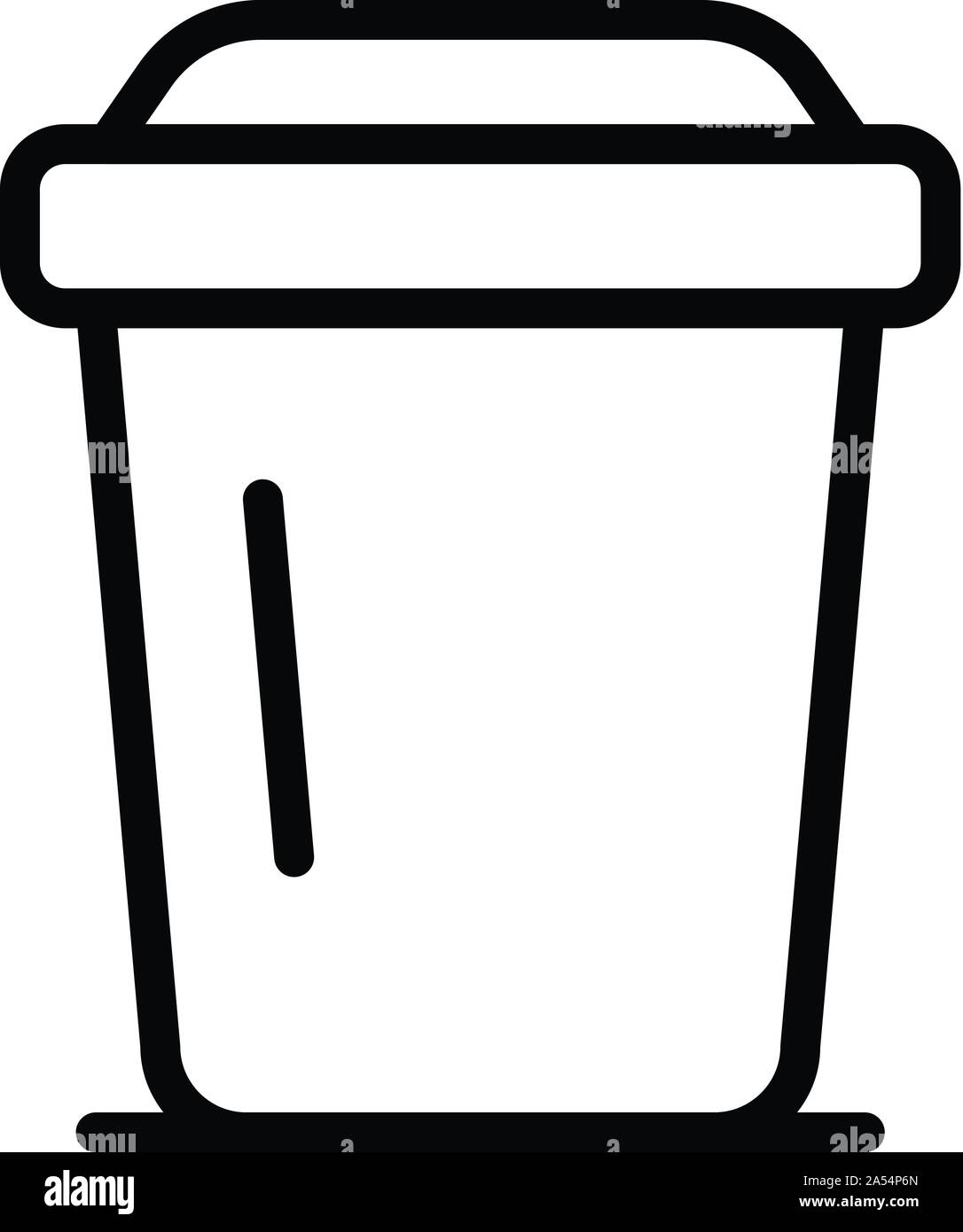 Plastic coffee cup icon, outline style Stock Vector Image & Art - Alamy