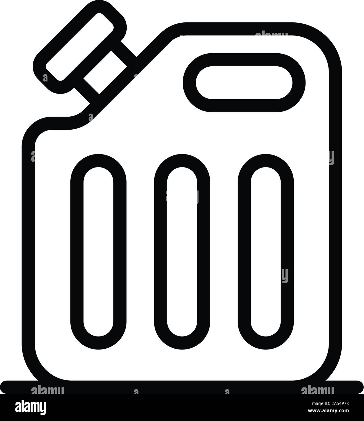 Plastic fuel canister icon, outline style Stock Vector Image & Art - Alamy
