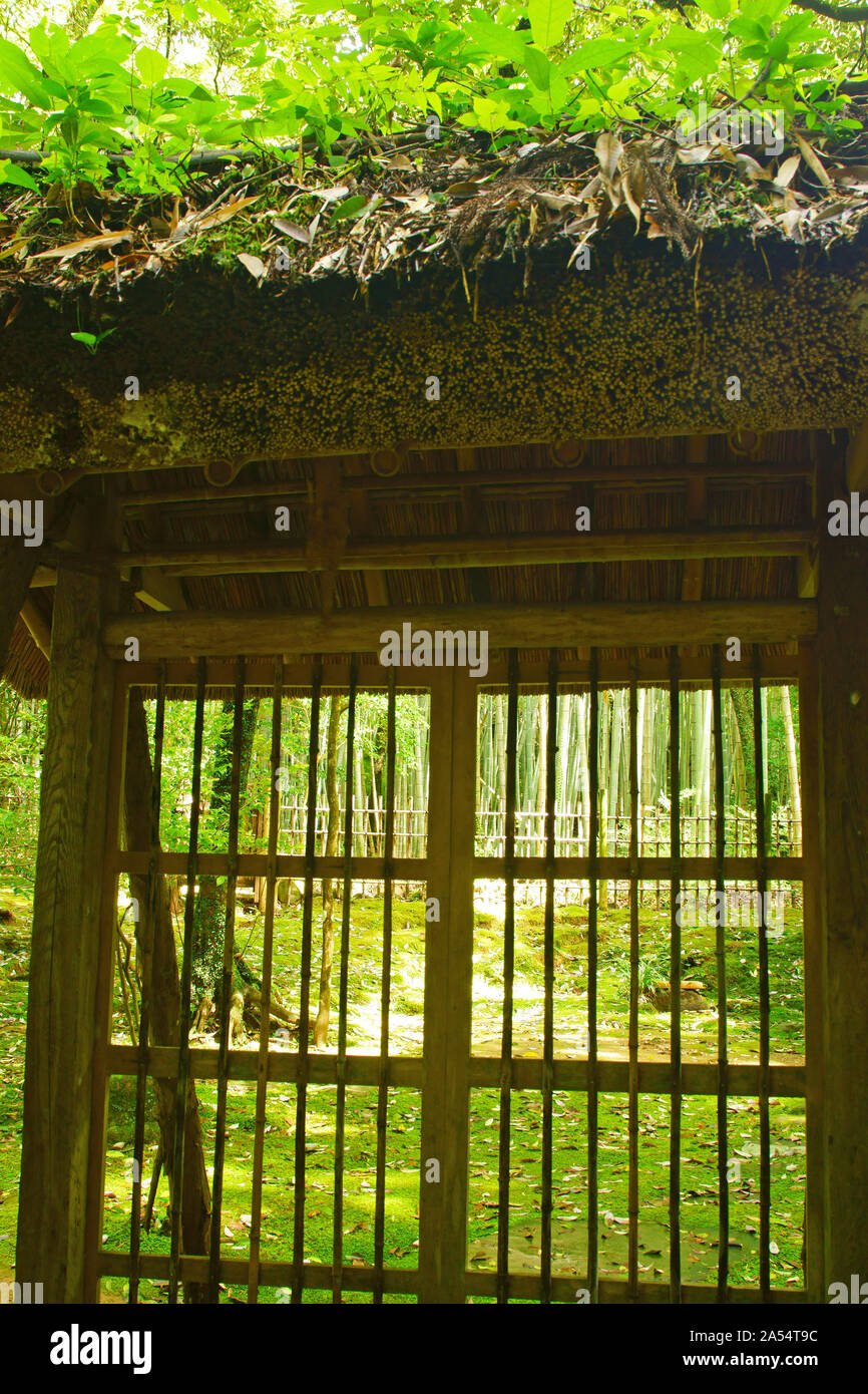 Japanese style arch Stock Photo - Alamy