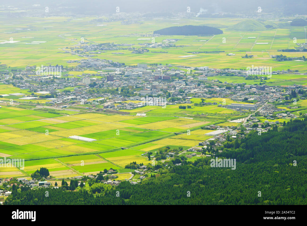Caldera in Aso, Kumamoto Prefecture, Japan Stock Photo - Alamy