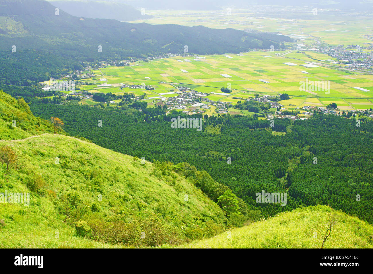 Aso farm land japan hi-res stock photography and images - Alamy
