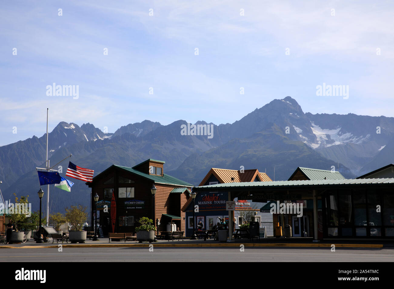 Seward port area, Seward, Alaska, USA Stock Photo - Alamy