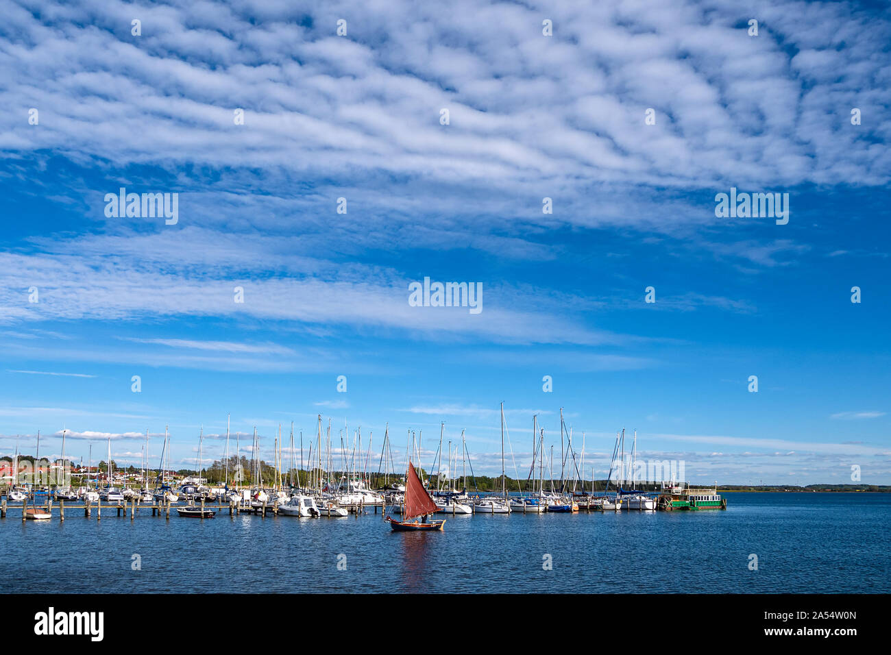 View to the port of Rerik, Germany Stock Photo - Alamy