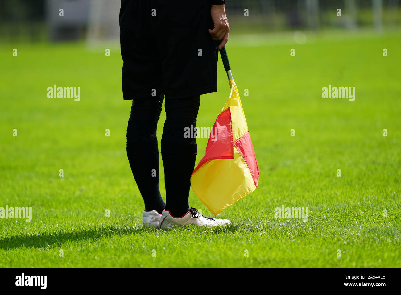 Referee of soccer Stock Photo - Alamy