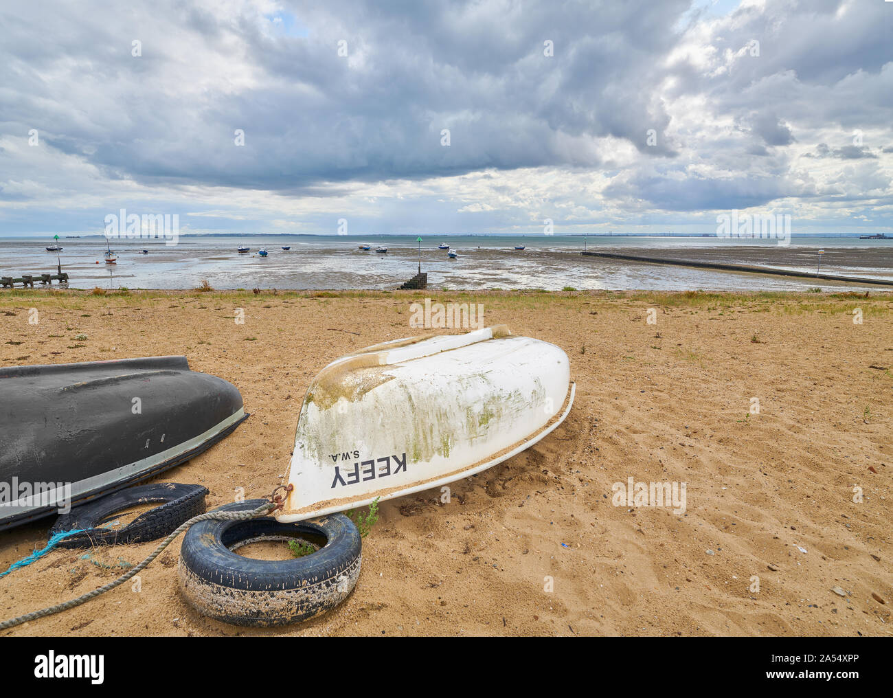 Overturned boat hi-res stock photography and images - Alamy