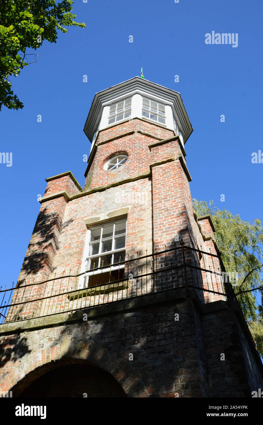 Saltfleetby Prospect Tower, a folly at Saltfleetby House, Lincolnshire ...