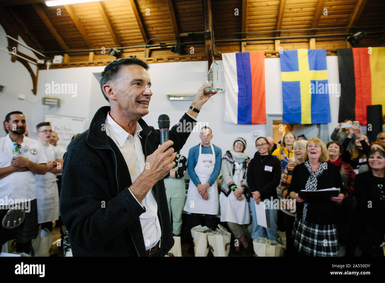 World Porridge making Championships 2019, aka The Golden Spurtle, in ...