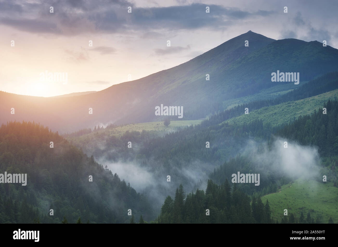 Mountain landscape. Composition of nature Stock Photo - Alamy