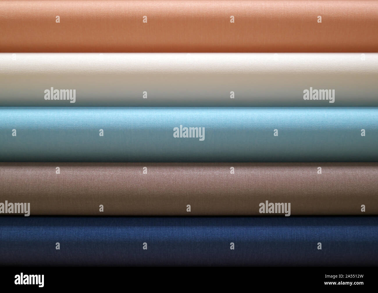 Wall-paper rolls background. Element of design Stock Photo - Alamy