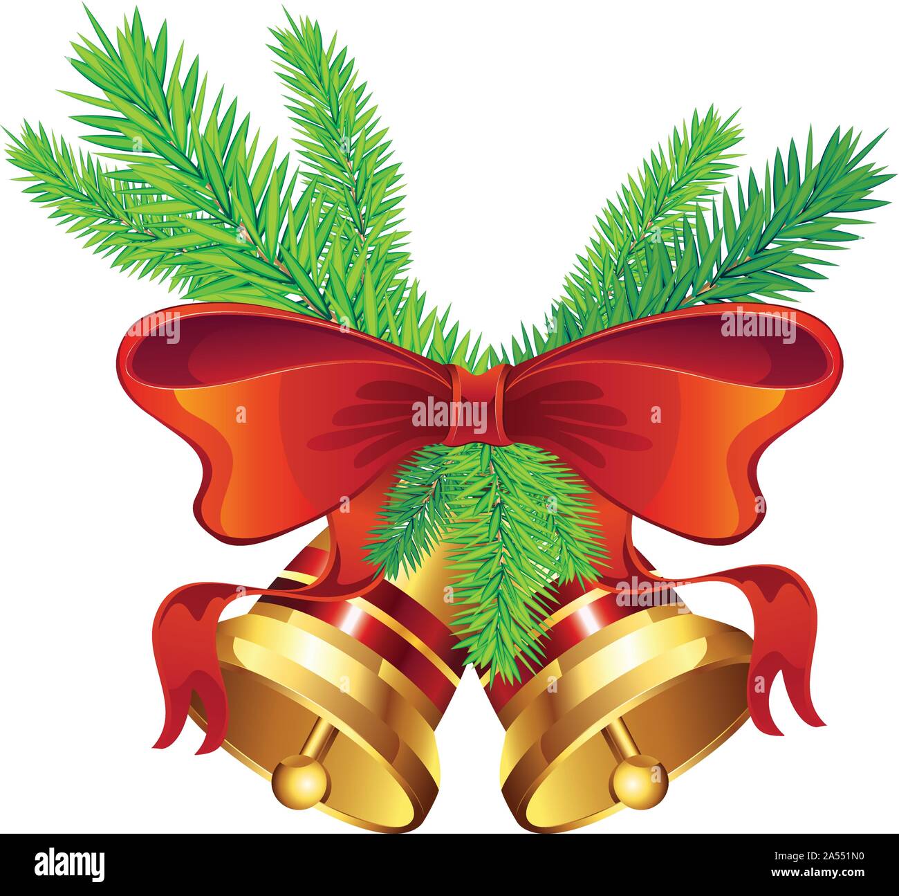 Decorated hanging bell Stock Vector Images - Alamy