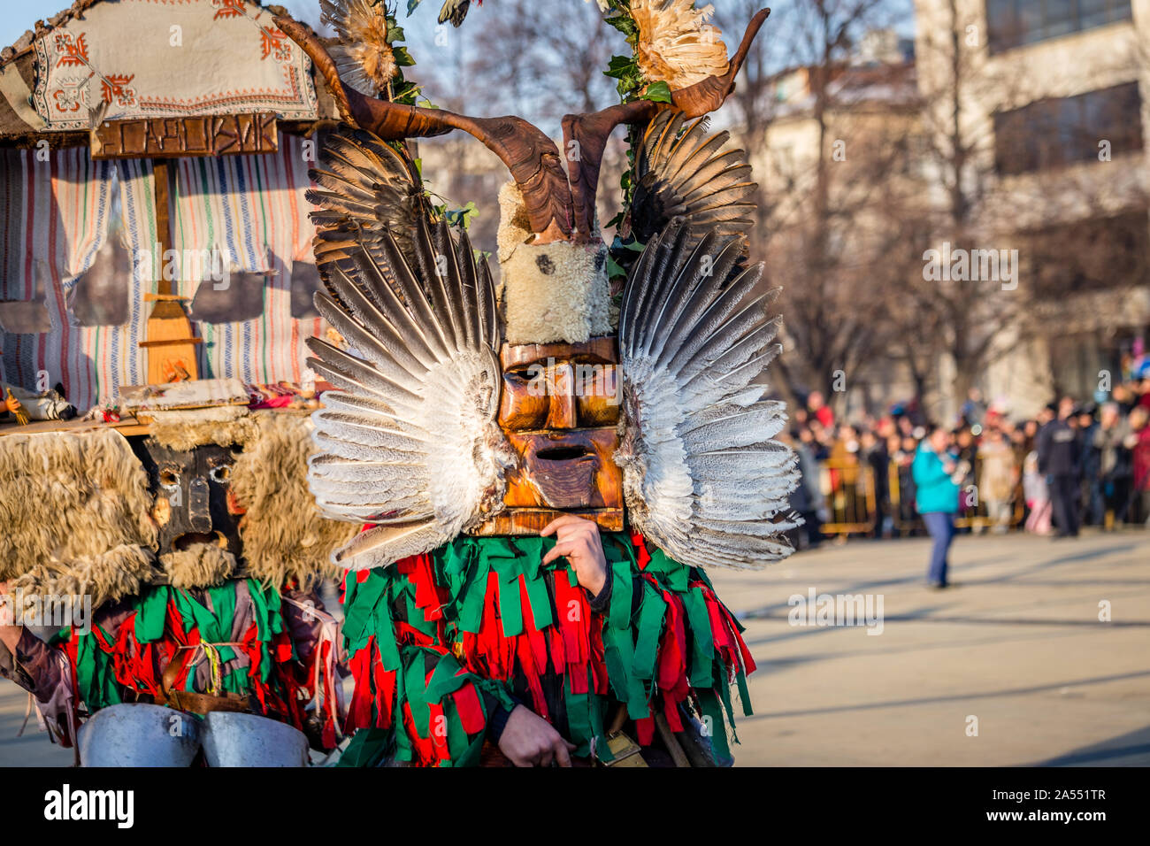 Costumes of the kukeri hi-res stock photography and images - Alamy
