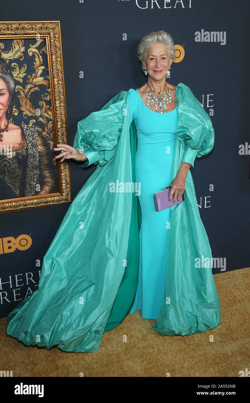 Los Angeles, Ca. 17th Oct, 2019. Helen Mirren, at the Premiere of ...