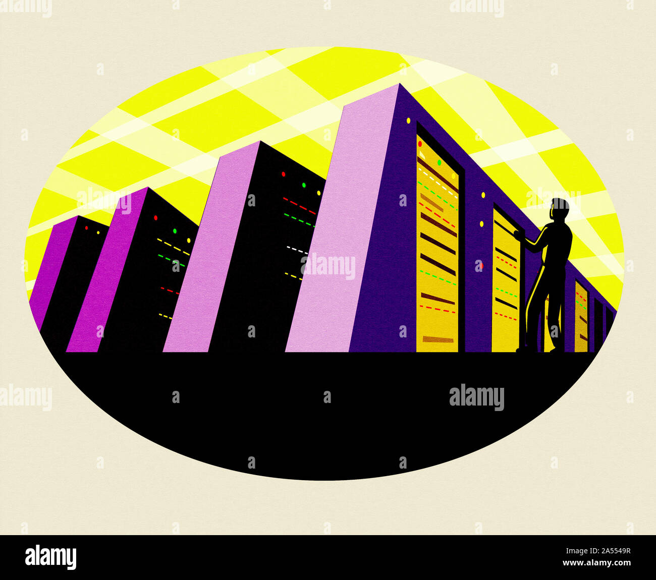 Mainframe computer vintage hi-res stock photography and images - Alamy