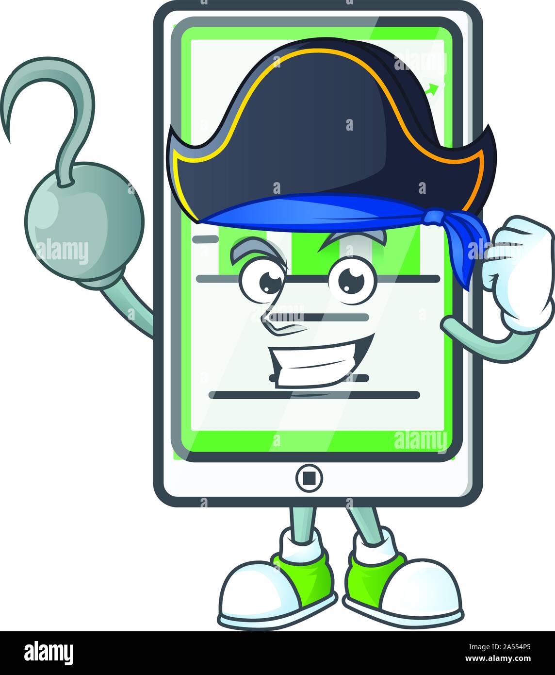 Pirate up chart vertical tablet for report Stock Vector Image & Art - Alamy