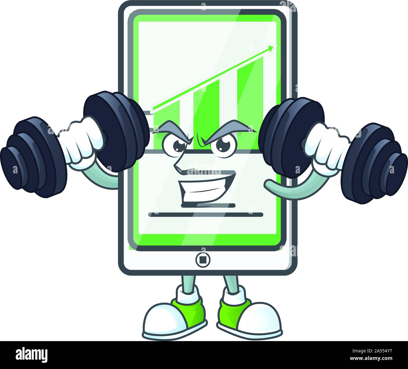 Up chart vertical tablet hi-res stock photography and images - Alamy