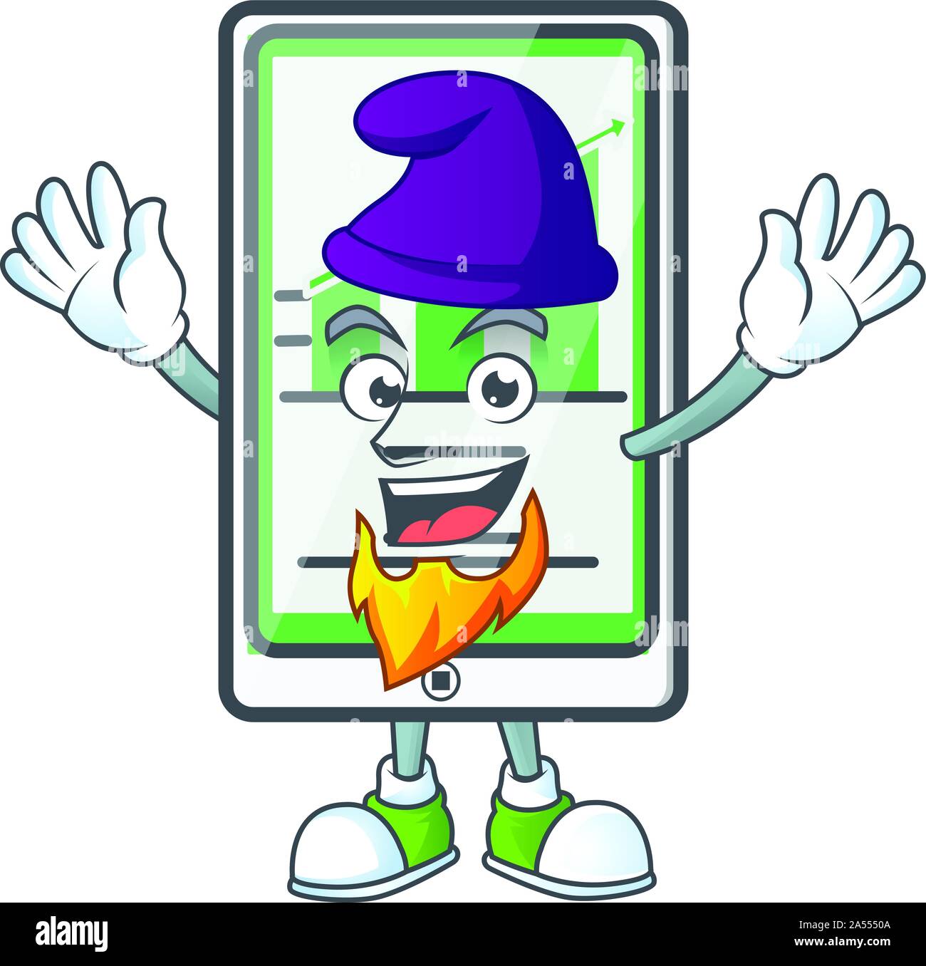Elf up chart vertical tablet for report Stock Vector Image & Art - Alamy