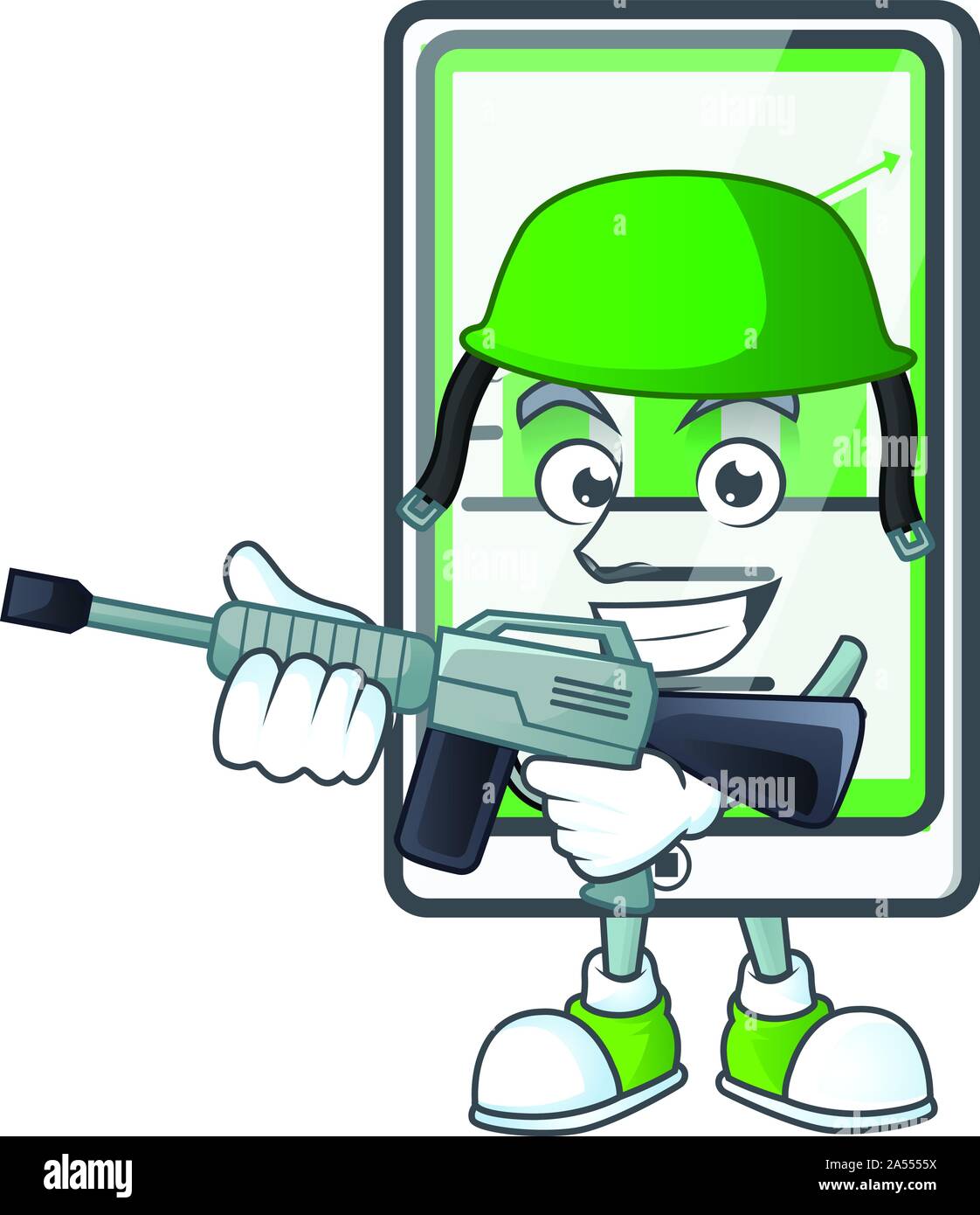 Army up chart vertical tablet for report Stock Vector Image & Art - Alamy