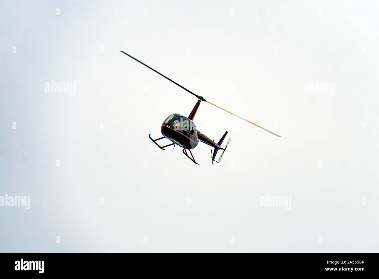 Small propeller aircraft flying high hi-res stock photography and ...