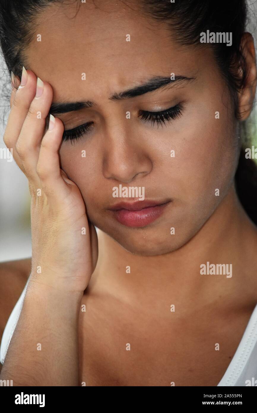 Female And Sadness Stock Photo - Alamy