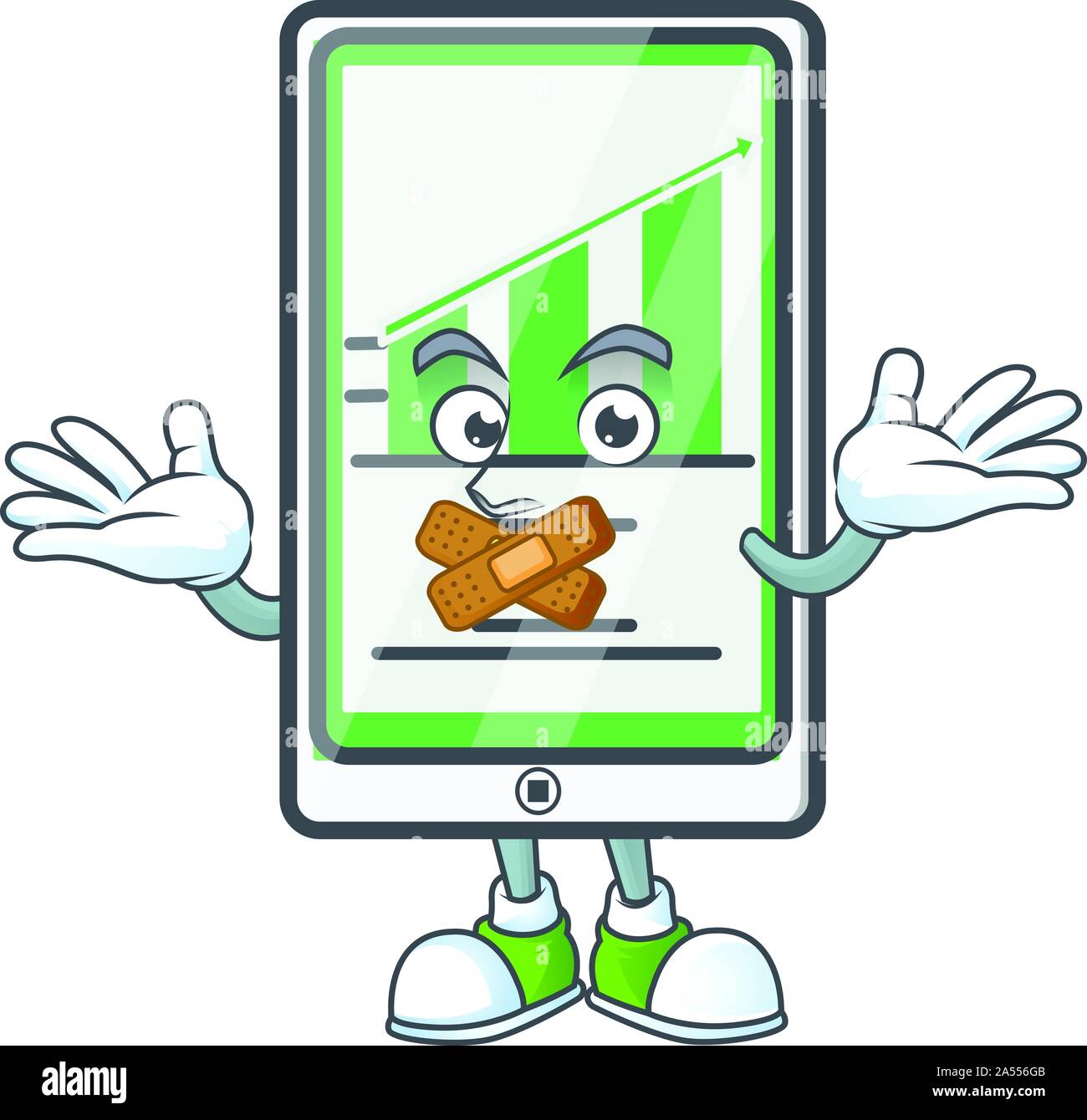 Silent up chart vertical tablet for progress Stock Vector Image & Art ...