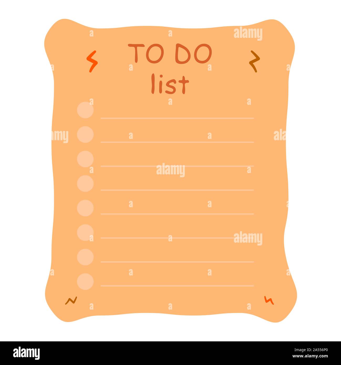 To do list. Notebook paper Stock Photo - Alamy