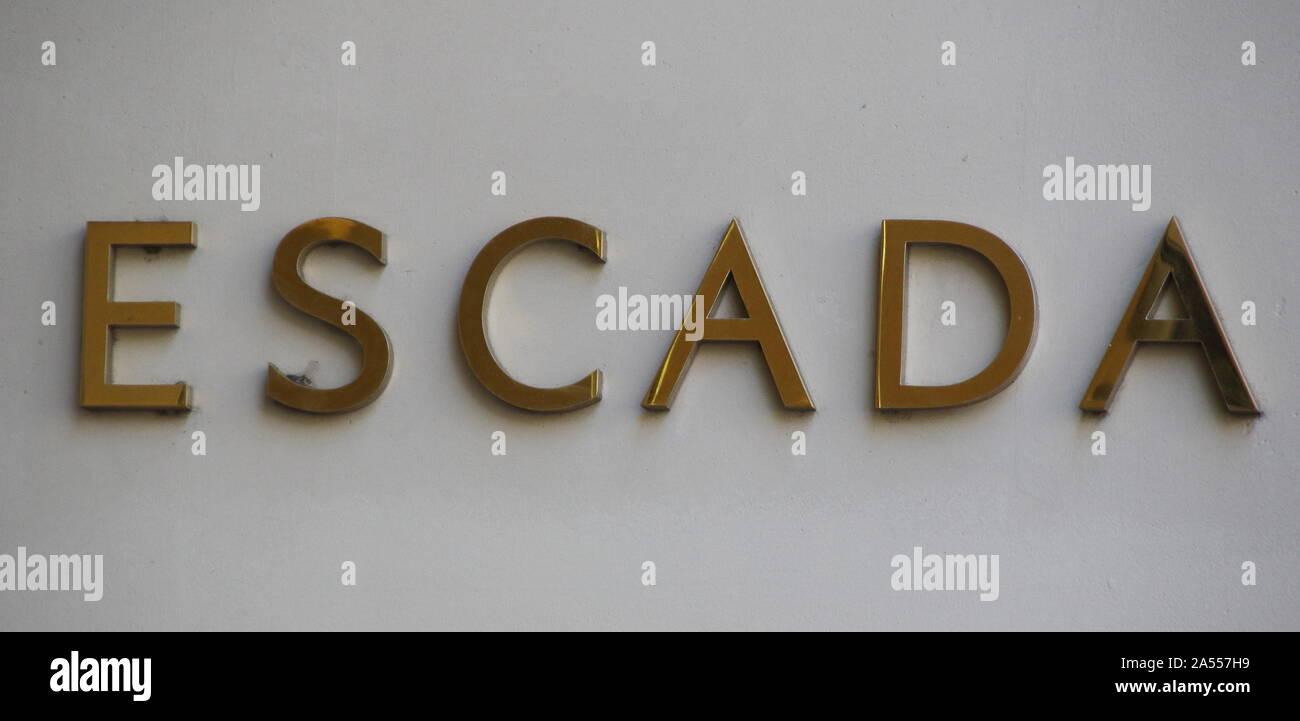 Escada logo hi-res stock photography and images - Alamy
