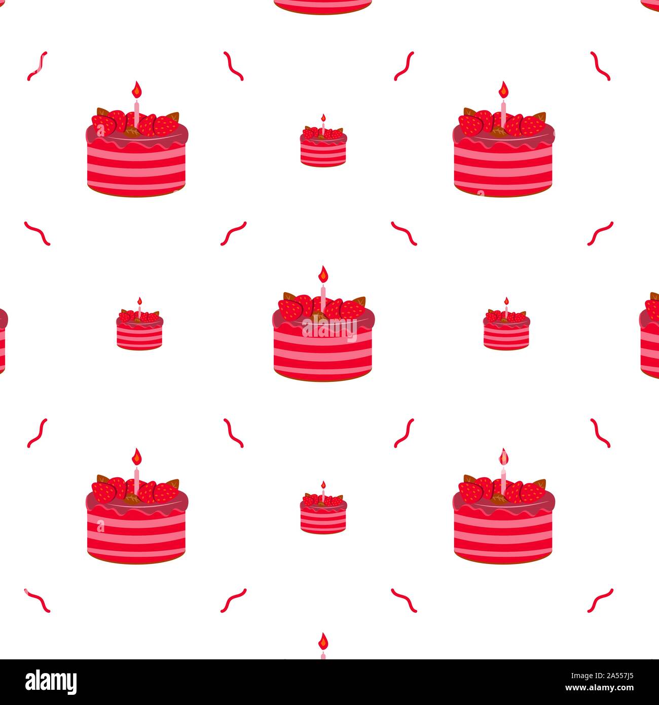 Cake pattern vector illustration Stock Vector Image & Art - Alamy