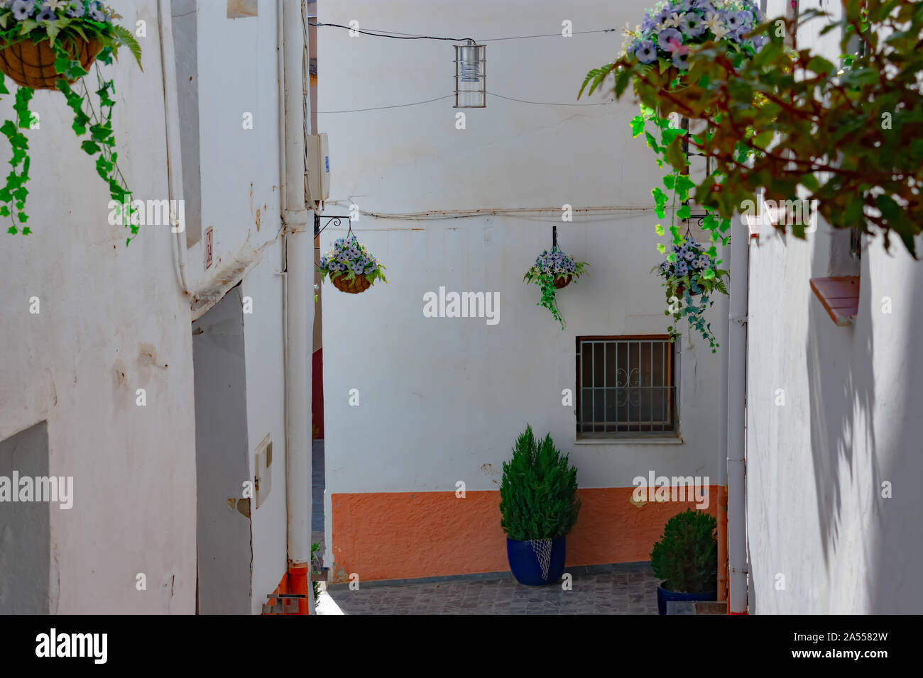 the old town of the coastal town of calpe is one of the most beautiful ...