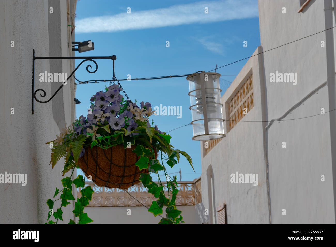 the old town of the coastal town of calpe is one of the most beautiful ...