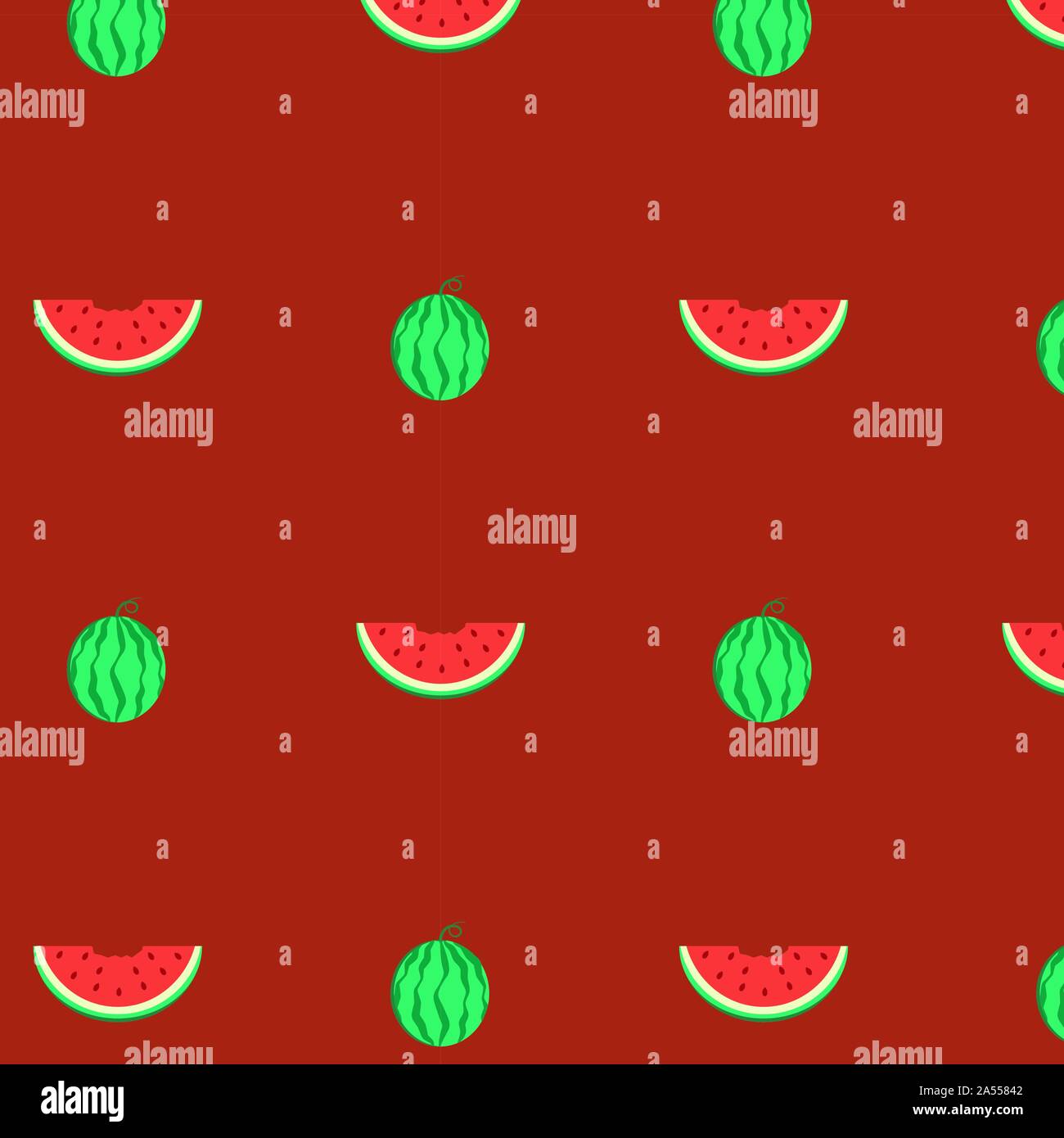 Watermelon pattern background vector illustration Stock Vector Image ...