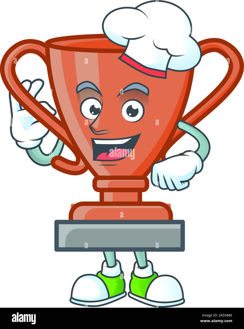 Chef cup bronze trophy for win collection Stock Vector Image & Art - Alamy