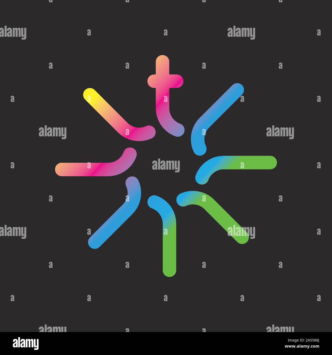 T letter vector logo. T letter icon. T letter sign Stock Vector Image ...