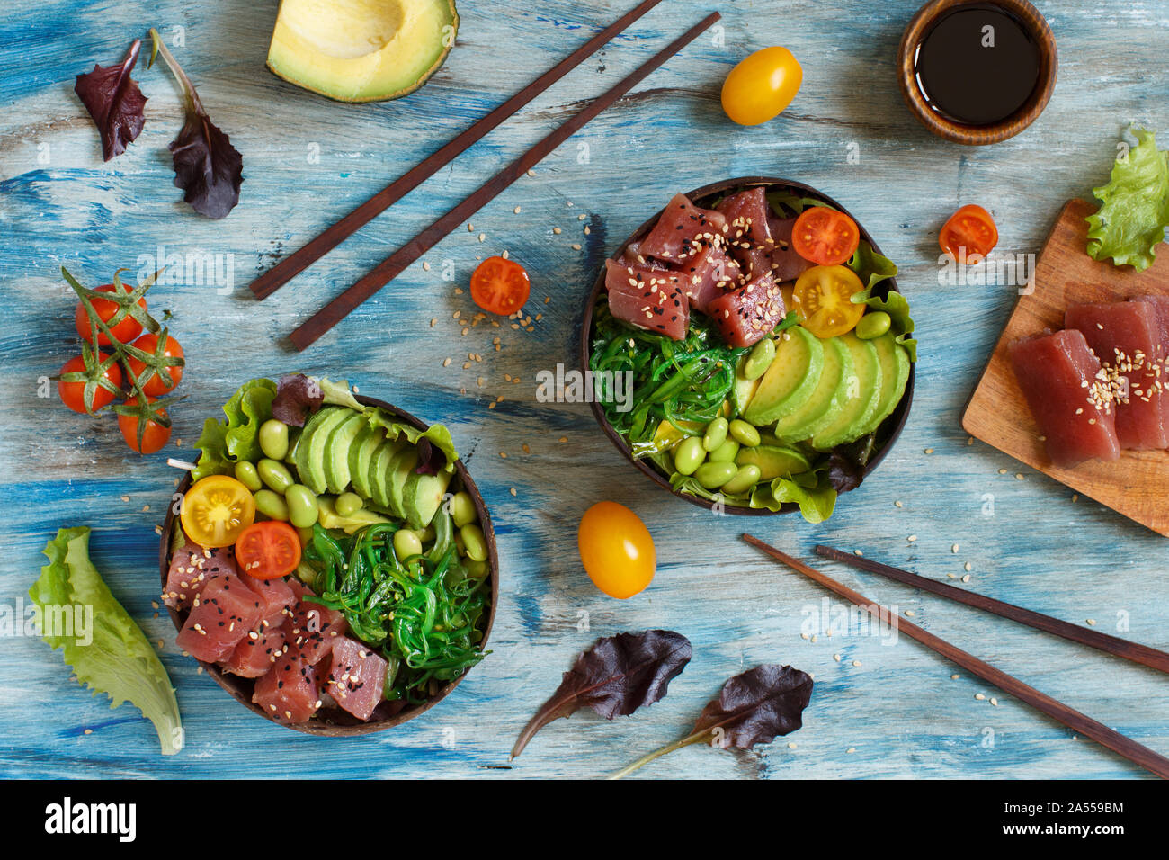 Poke salad hi-res stock photography and images - Alamy