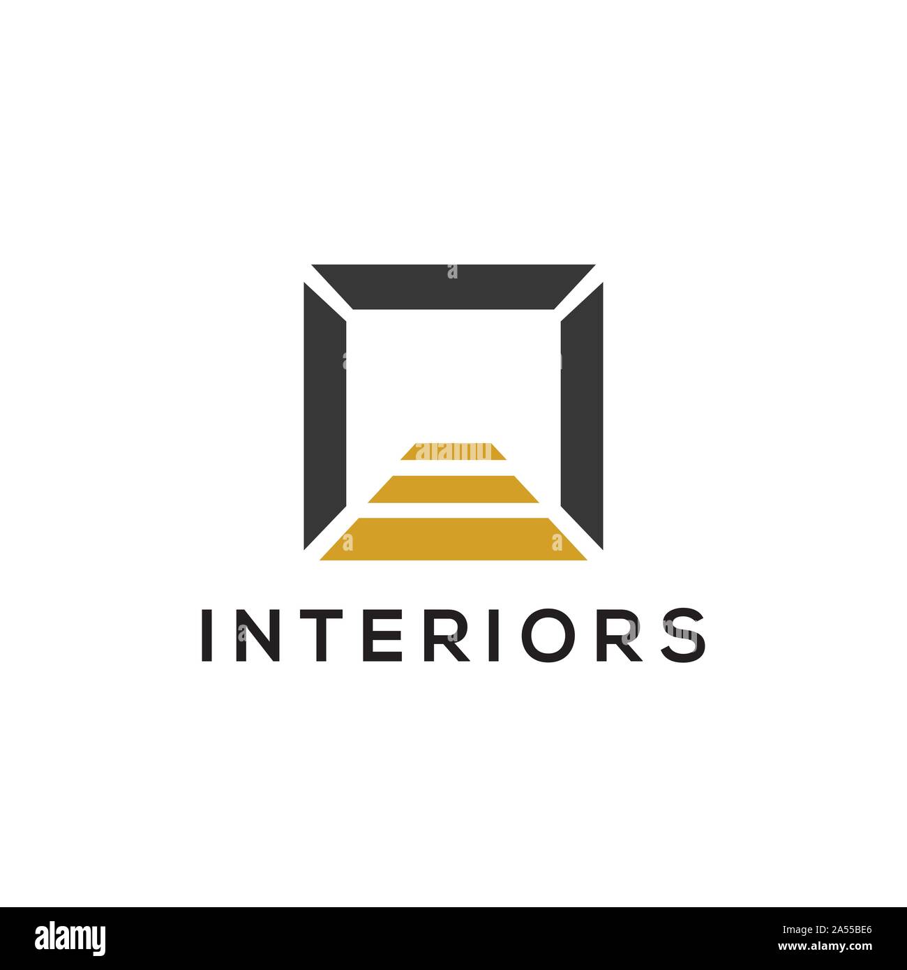 Interiors vector logo. Interiors emblem. Interiorsa icon Stock Vector ...