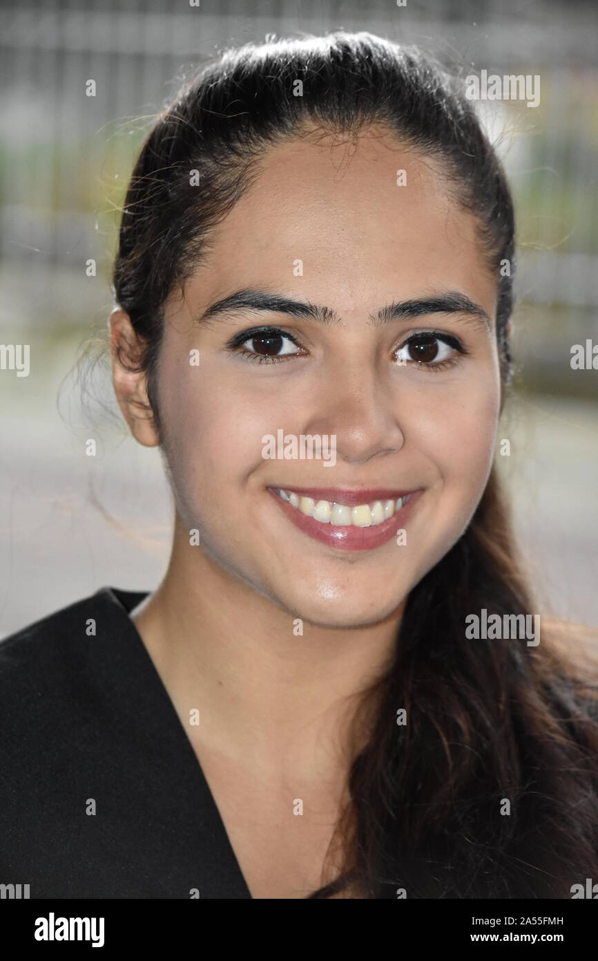 Smiling colombian business woman hi-res stock photography and images ...