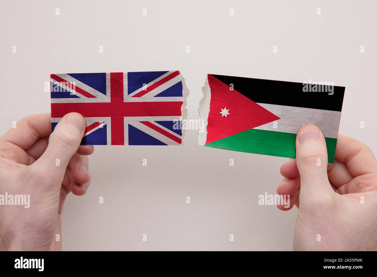 Jordan england flag hi-res stock photography and images - Alamy
