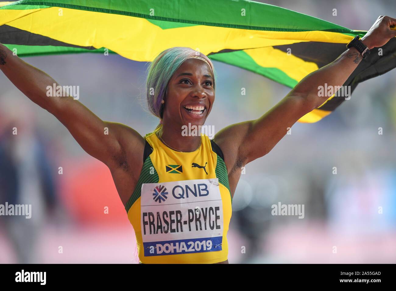 Jamaican sprinter shelly ann fraser pryce hi-res stock photography and ...